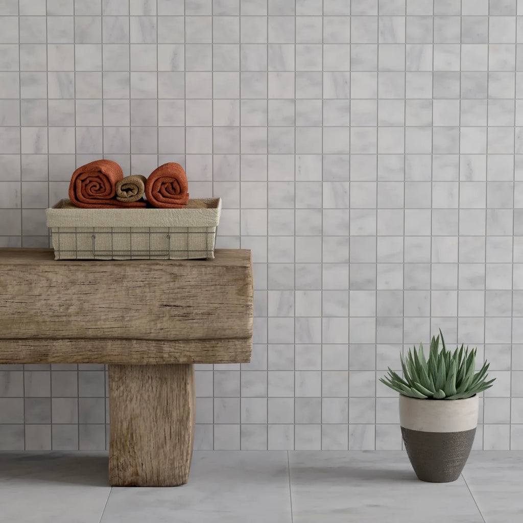 Carrara Marble Mosaic Tile – NSG TILES